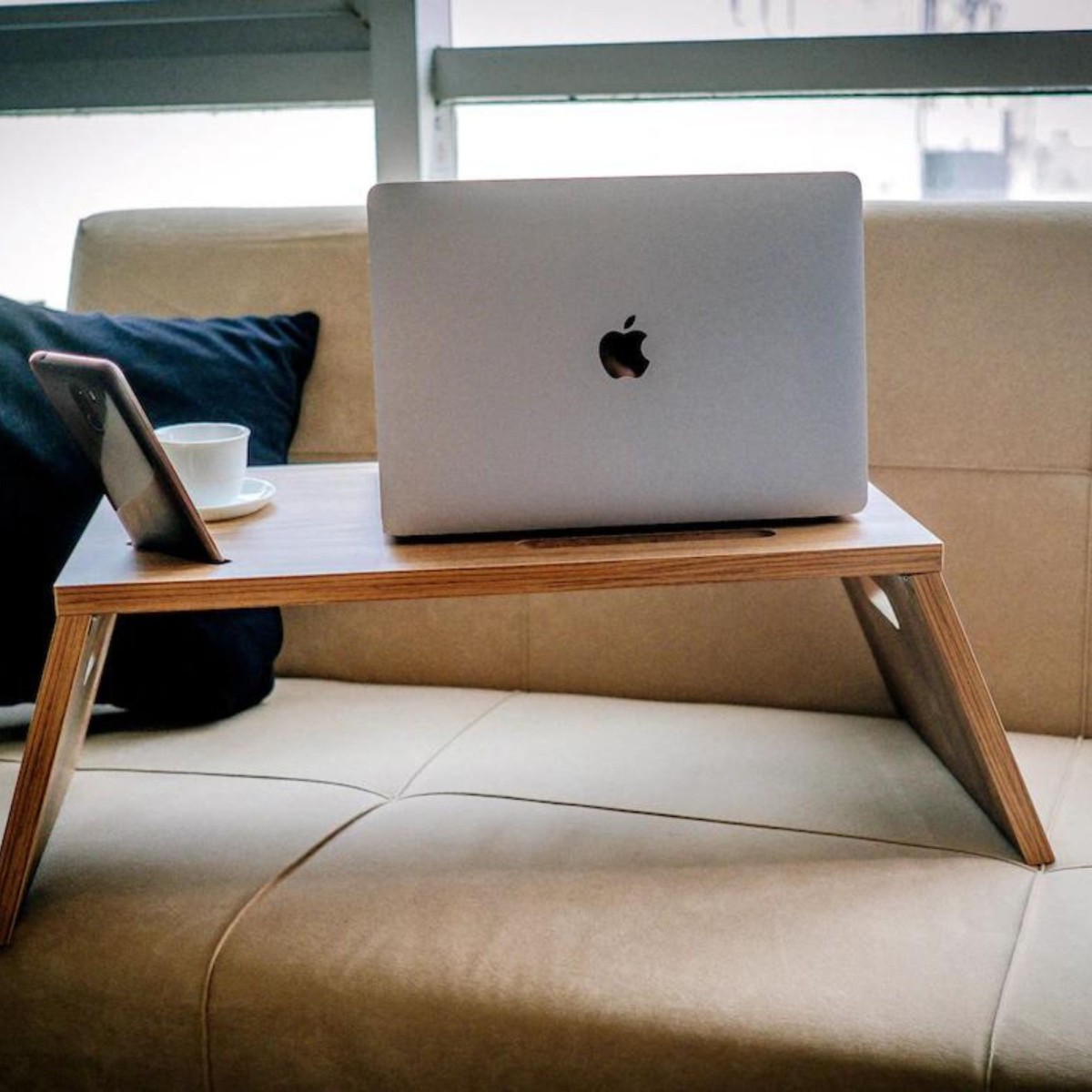 Flexi Foldable Solid Wood Laptop Stand