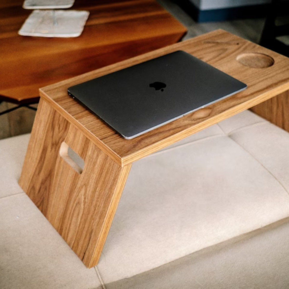 Shop Flexi Foldable Solid Wood Laptop Stand | Durable & Stylish| 44% off