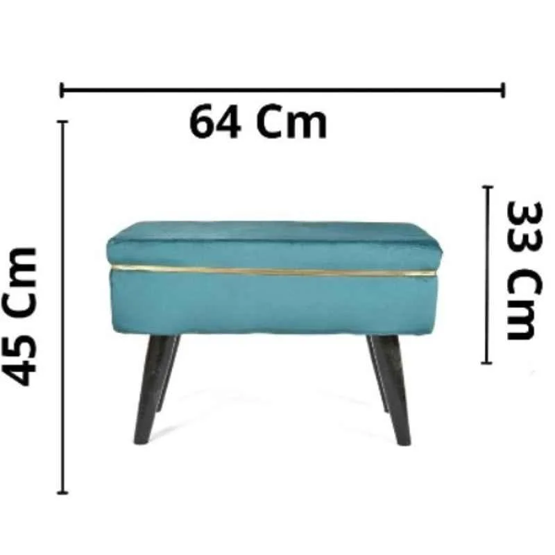 Modern Velvet Bench with Gold Accent - Buy Now for 30% Off