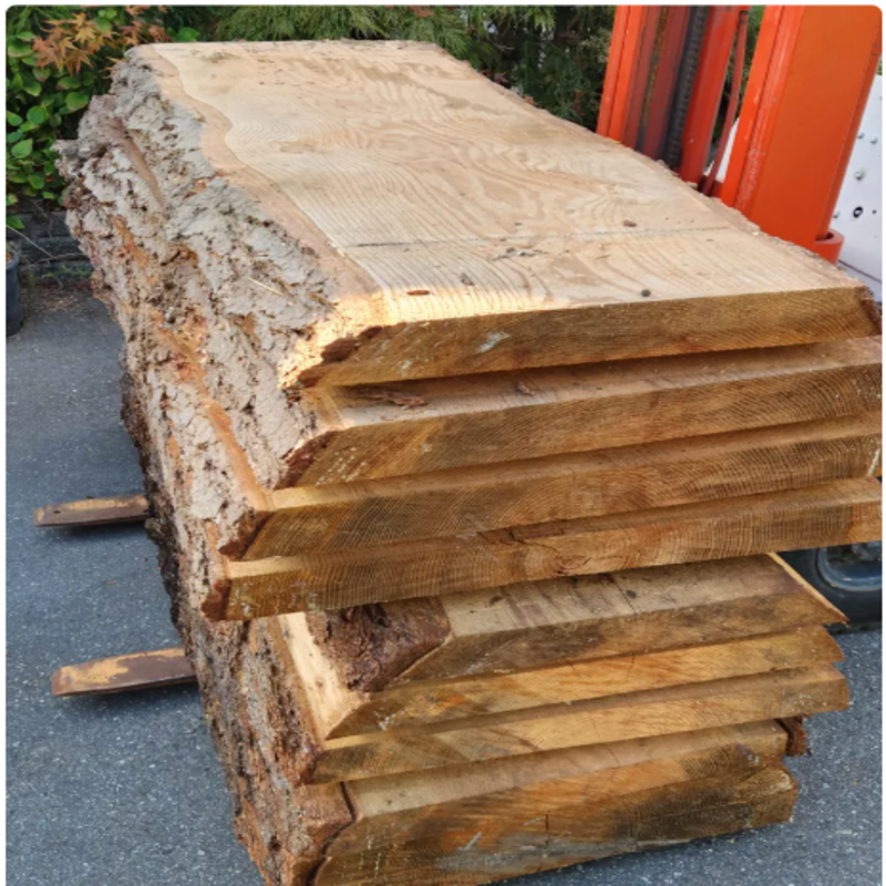 Rustic Live Edge Wood Slab