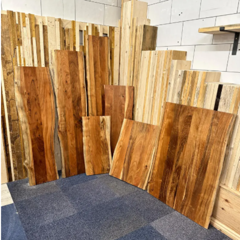 Rustic Live Edge Wood Slab