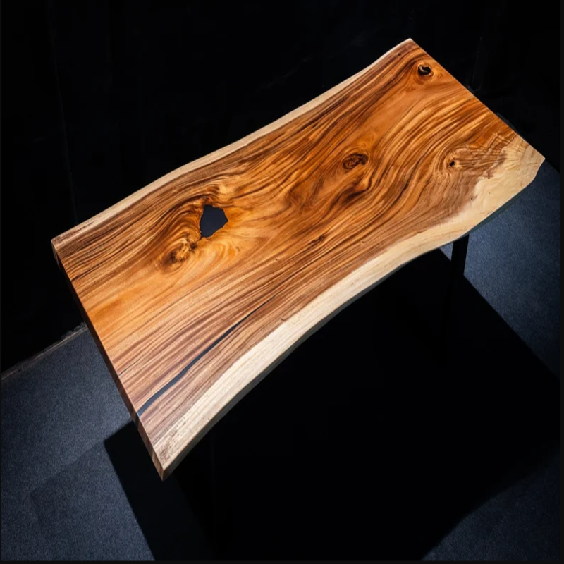 Shop Natural Edge Acacia Wood Slab | Premium Wooden Slab| 41% off