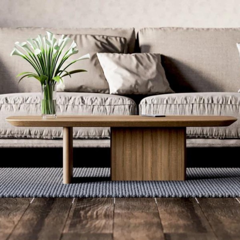 Buy Resin Art Solid Wood Center Table Online